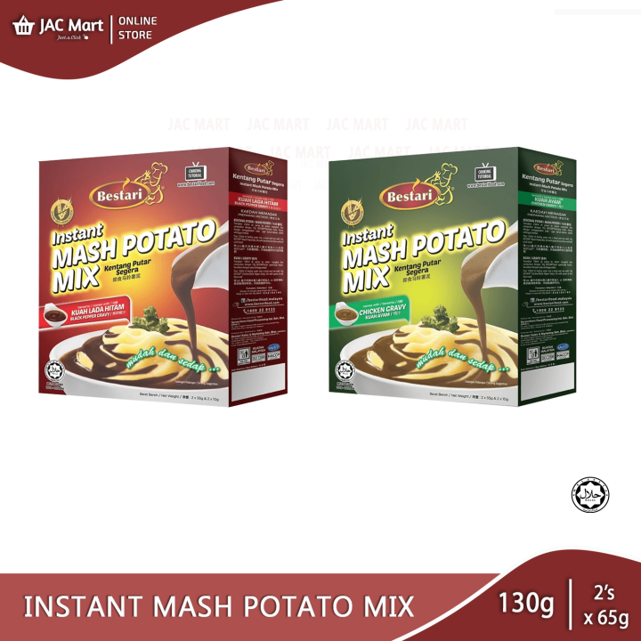 Bestari Instant Mash Potato (Black Pepper / Chicken Gravy) ׀ Kentang Putar Segera (Lada Hitam ...