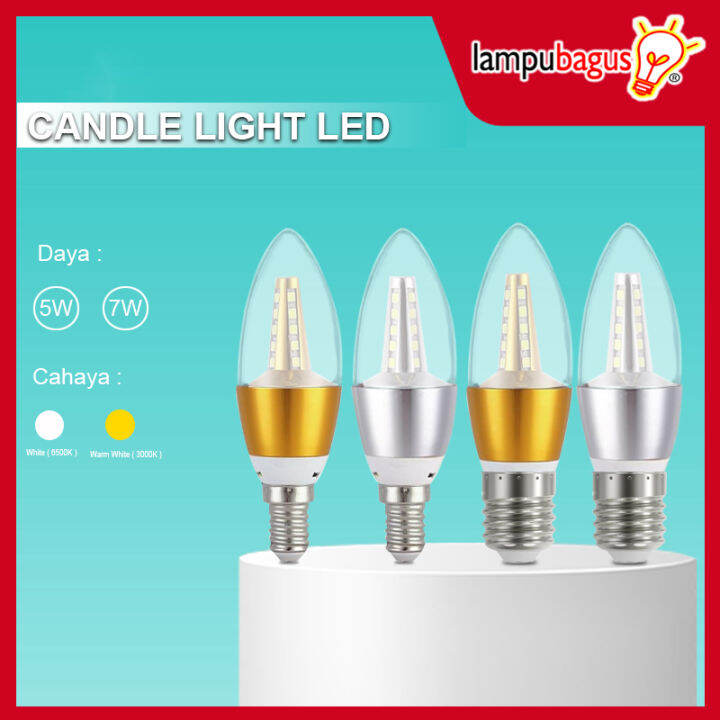 Lampu Candle LED / Bohlam Lampu Lilin Led smd 5W 7W Candle Light | Lazada Indonesia