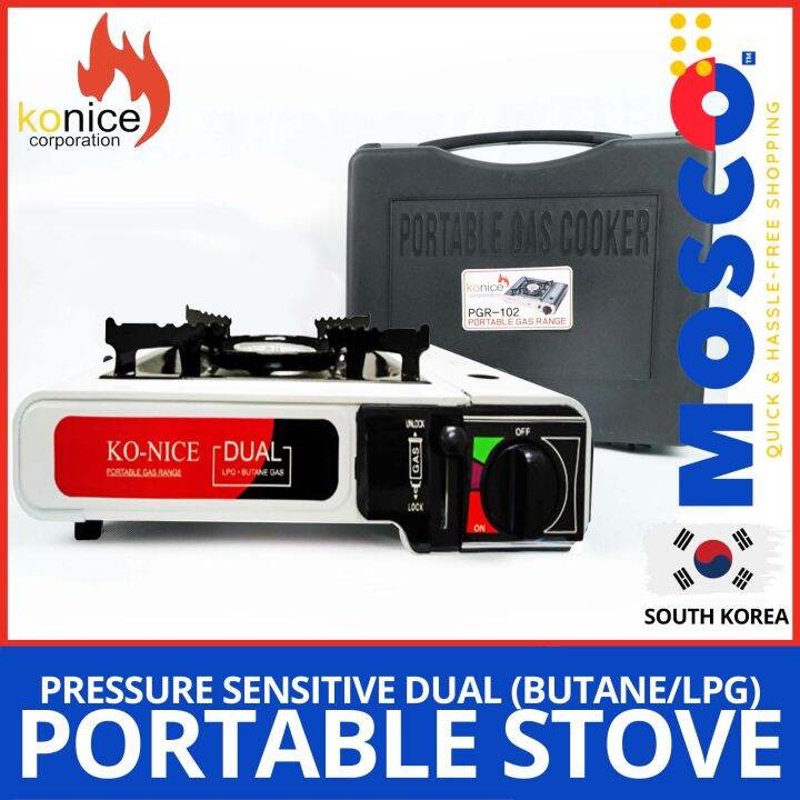 Konice 2 in 1 Portable Stove | Dual | Butane and LPG | Indoor Outdoor ...