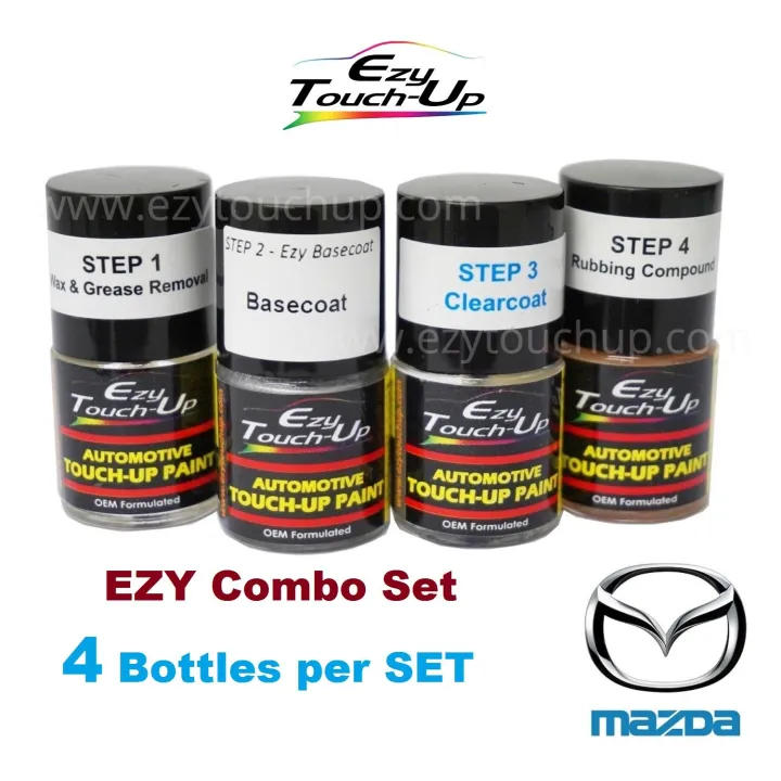 MAZDA ( Cool White - A2W ) Touch Up Paint- EZY Combo Set | Lazada