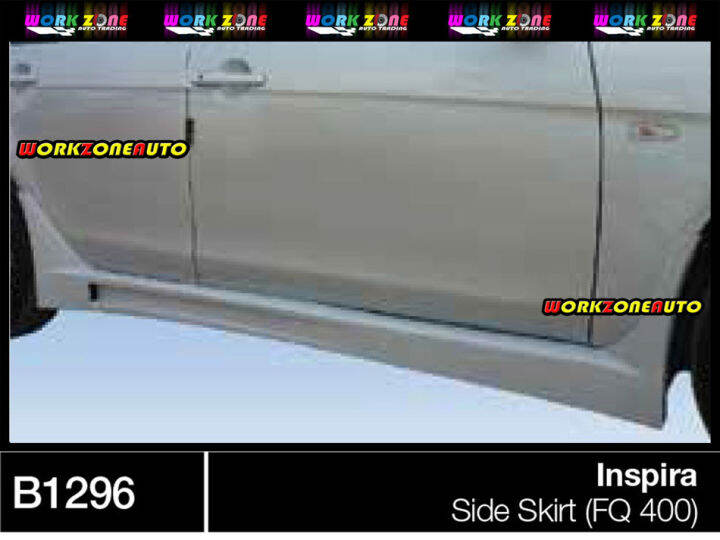 B1296 Proton Inspira / Mitsubishi Lancer Fiber Side Skirt (FQ400) Body ...