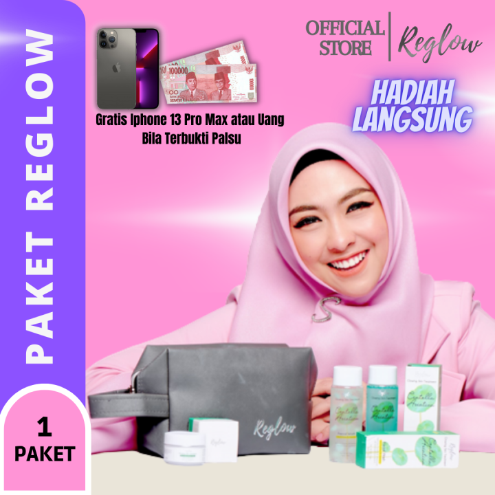 Reglow Skincare Dr Sindy Pencerah Wajah Glowing Pria Wanita Kulit Kusam ...