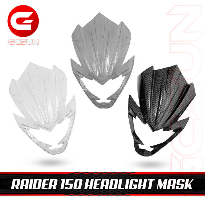 RAIDER 150 HEADLIGHT MASK CARBON-GCSUN | Lazada PH
