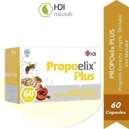 PROPOELIX™ PLUS 60 Veggie Capsules (Boost Immune System, Anti-tumor ...