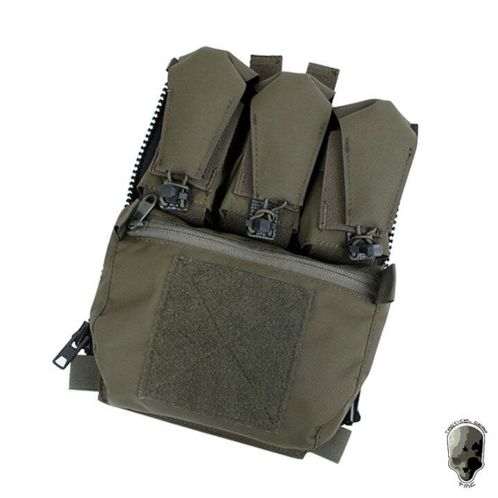 TMC Tactical Zip-on Panel Pouch Assault Back Panel Pack For FCV Plate ...