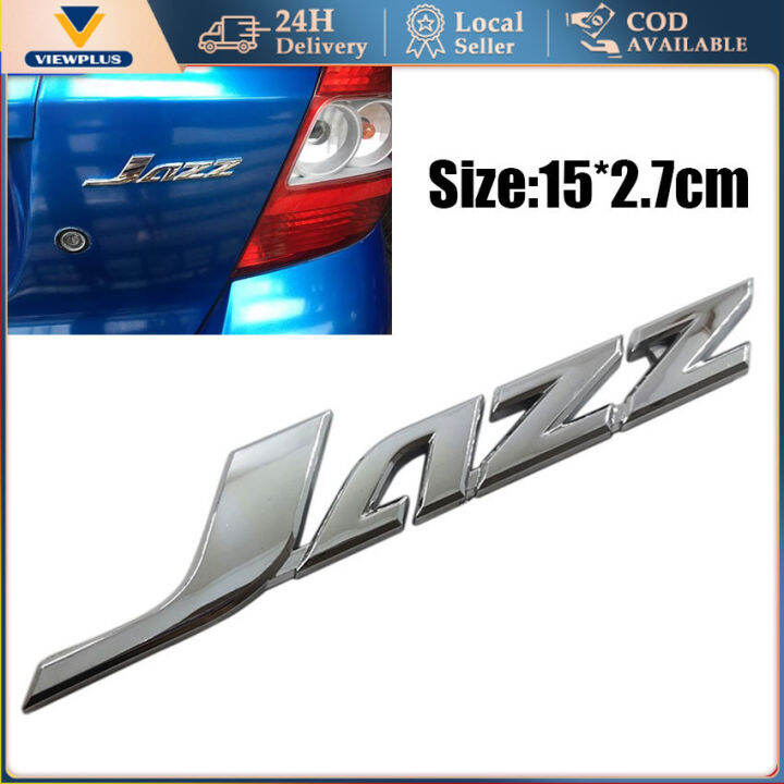 Honda JAZZ Car Emblem Decal Sticker Car Letters Logo Fender Trunk Badge ...