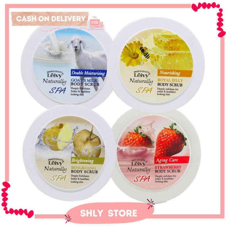 Leivy Naturally SPA Body Scrub 250 mL By Shly store | Lazada Indonesia