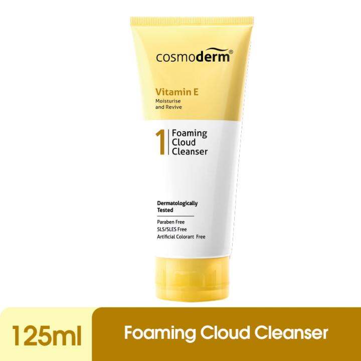 COSMODERM Vit-E Foaming Cloud Cleanser 125ml | Lazada