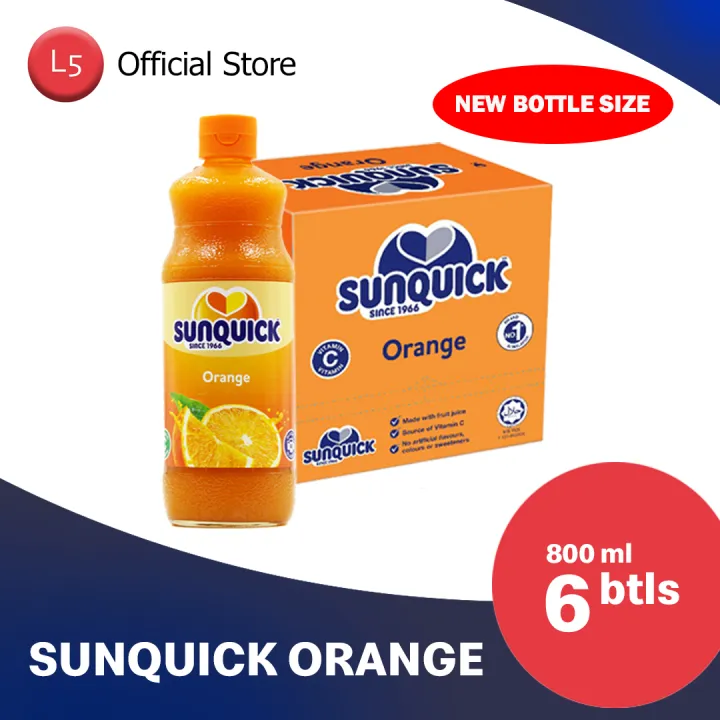Sunquick Orange Concentrate 800ml (Box of 6 bottles) | Lazada PH