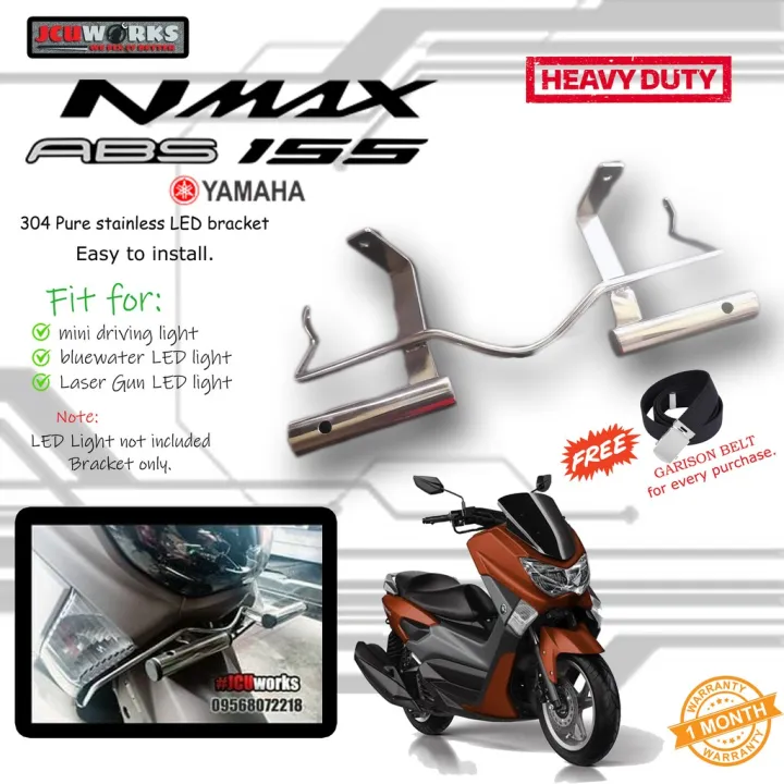 YAMAHA NMAX LED Stainless Bracket for LED lights | Lazada PH