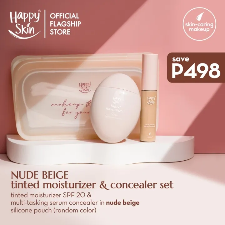 OBeauty Happy Skin Tinted Moisturizer Concealer Set | Lazada PH