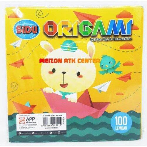 Kertas Origami Besar 16x16 - Kertas Origami Sidu isi 100 lembar ...