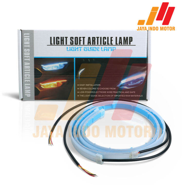 Turn Signal Flowing Light Guide Strip Lampu LED Strip 60 Cm | Lazada ...