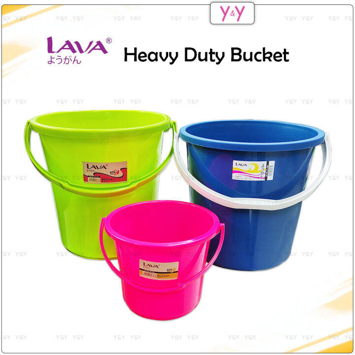 Lava Heavy Duty Bucket Pail / Water Pail / Baldi Air / Tong Air Tong ...