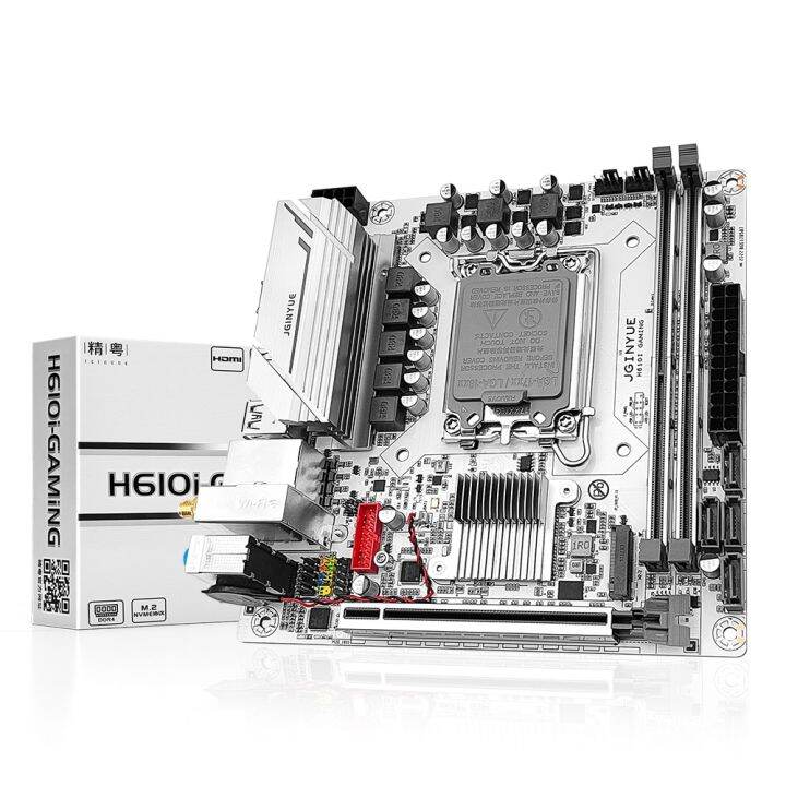 JGINYUE H610I Motherboard Desktop LGA1700 12Th Generation Intel Core I3/I5/I7/I9 Processor DDR4 ...