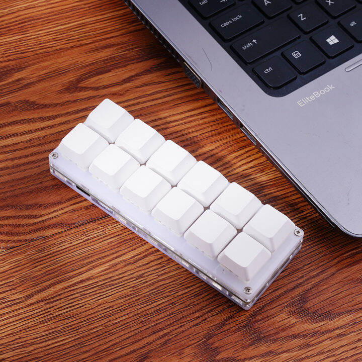 Portable mini 12 Keys Keypad DIY Shortcut Keyboard function Keyboard Gaming Keyboard ...