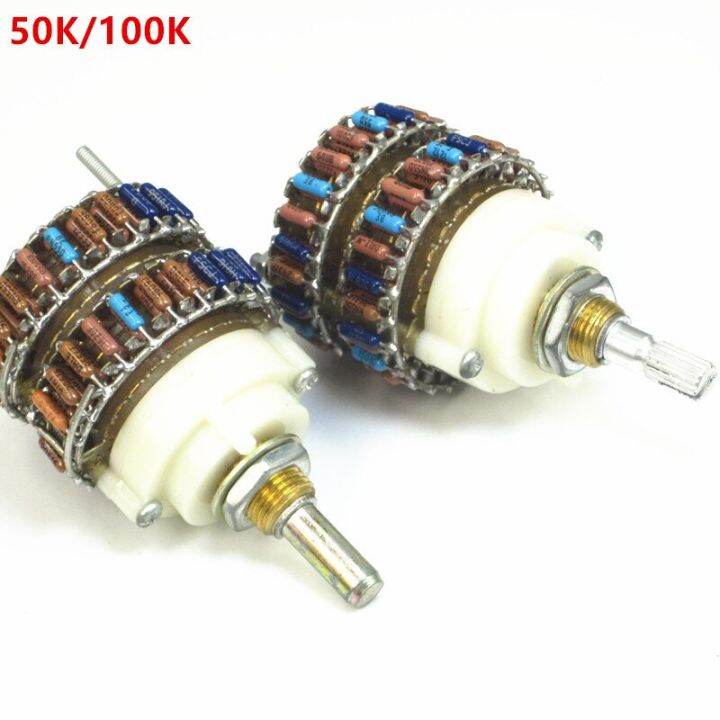 2ช่อง Volume Potentiometer 50K/100Kdale 24 Step Shunt Volume Potentiom ...