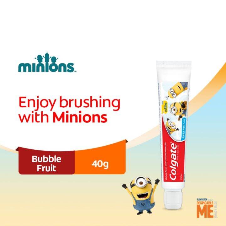 COLGATE Kids Minion Toothpaste 40g | Lazada