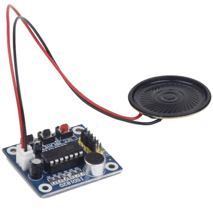 ISD1820 Voice Recording Recorder Sound Voice Recording Playback Module ...