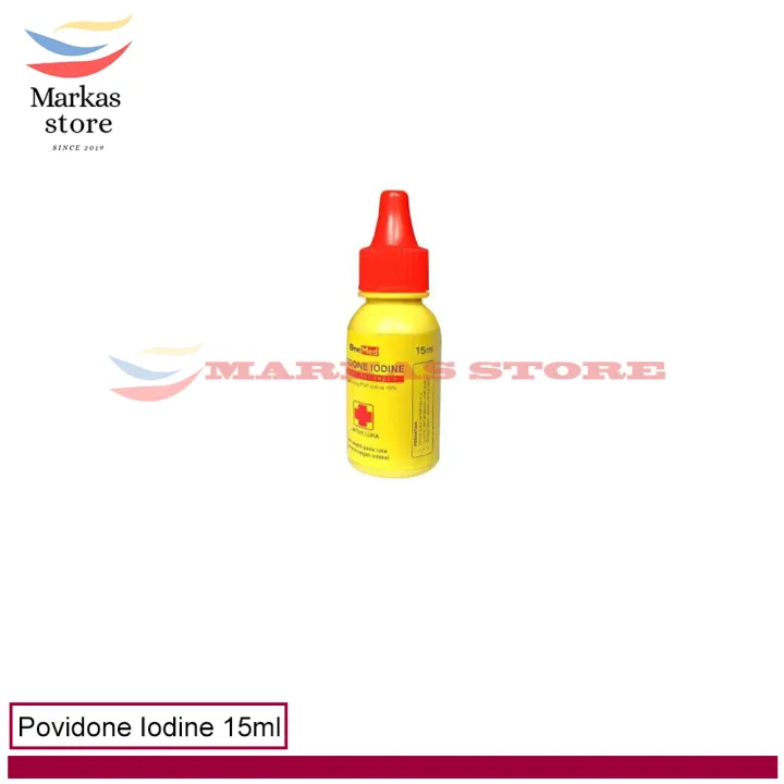 Povidone Iodine 15ml Povidon Iodin 15ml / Obat Merah luka Iodine 15 ml ...