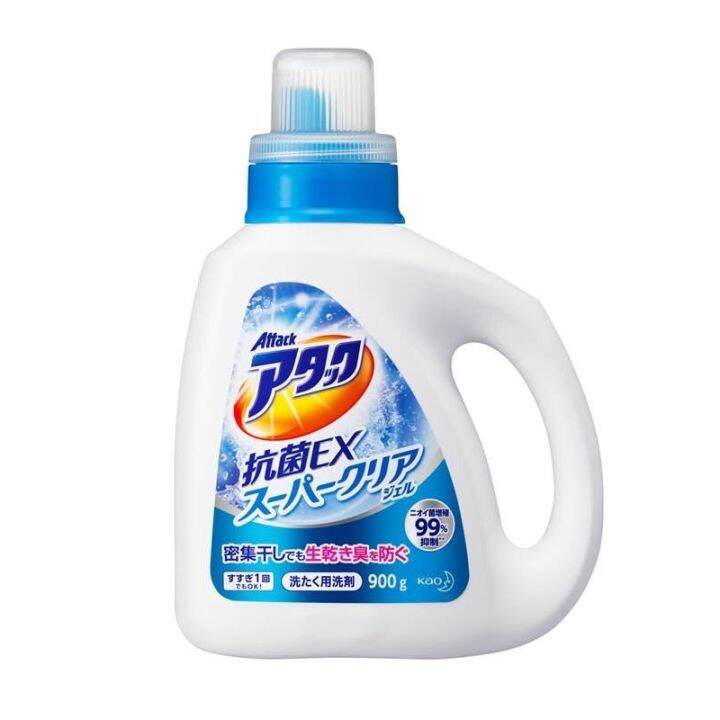 KAO Attack Antibacterial EX Super Clear Gel Liquid Laundry Detergent ...