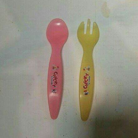 Limited Edition KFC Chicky & Friends Spoon and Fork Baby Cutlery Set ...