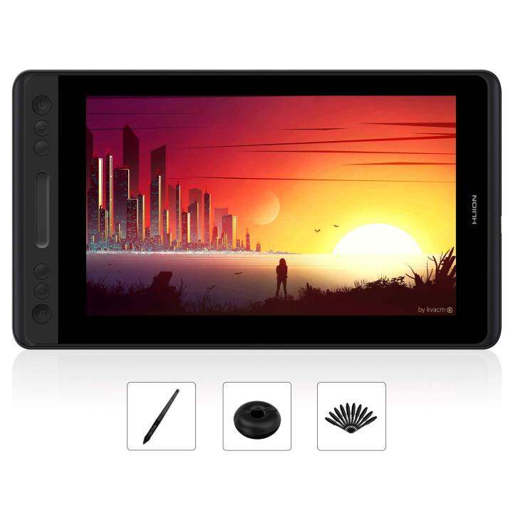 Huion Kamvas Pro 12 GT-116 การวาดภาพปากกาจอแสดงผลแท็บเล็ตกราฟิกแบบเต็ม ...