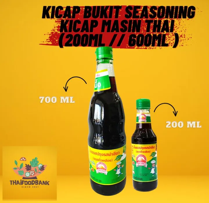 Kicap Bukit Seasoning Kicap Masin Thai (200ml // 600ml) | Lazada