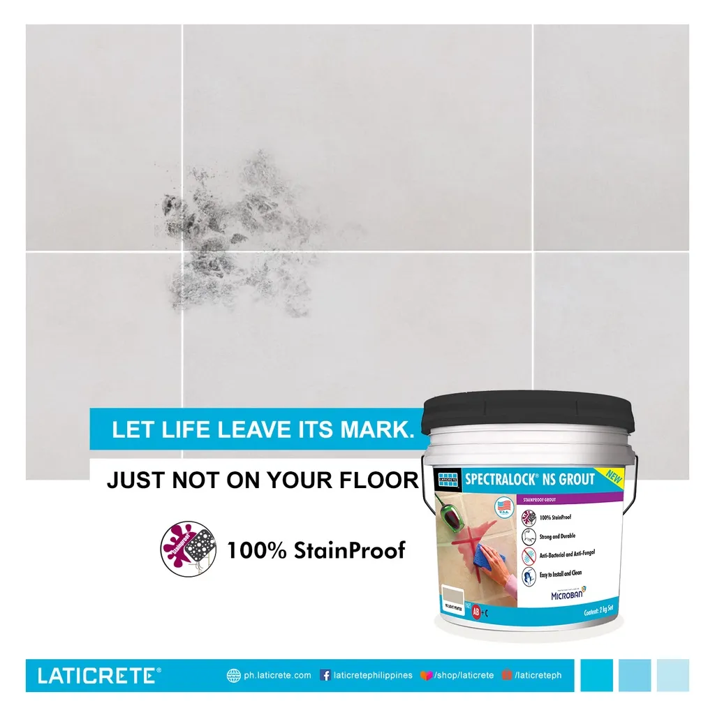 LATICRETE® SPECTRALOCK® NS High Performance Epoxy Grout (2kg)♬ | Lazada PH