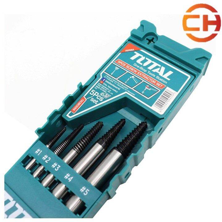 TOTAL ONE- STOP TOOLS STATION 5PCS SCREW EXTRACTOR SET | Lazada