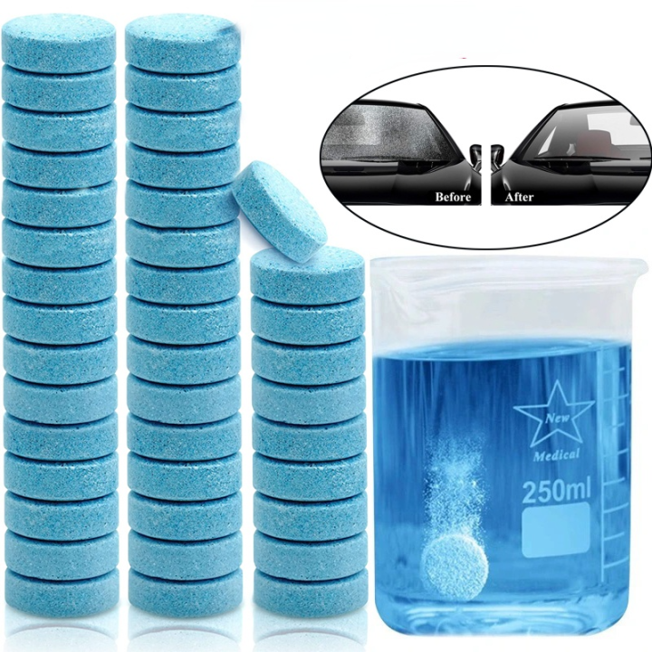 Concentrated Detergent Car Windshield Cleaning Effervescent Tablets ...