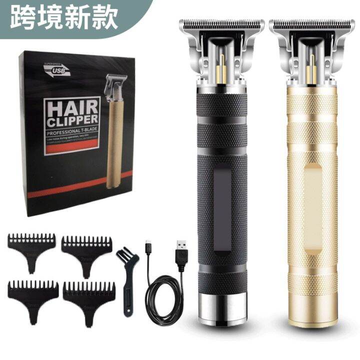 New Professional Electric Hair Clipper USB Rechargeable Beard Trimmer ...