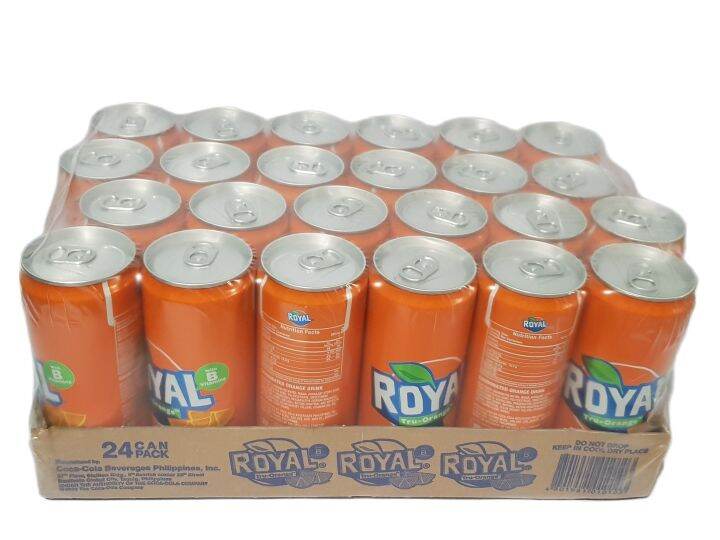 ROYAL TRU-ORANGE in CAN - Coca Cola Products - (pack of 1 case of 24 ...