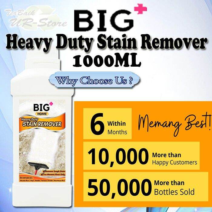 BIG Heavy Duty Stain Remover 1000ml Toilet Cleaner Bathroom Cleaner ...