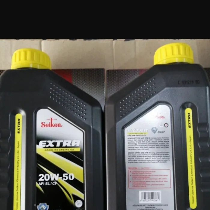 OLI Mesin SEIKEN EXTRA BENSIN 20W-50 Kemasan 4 LITER | Lazada Indonesia