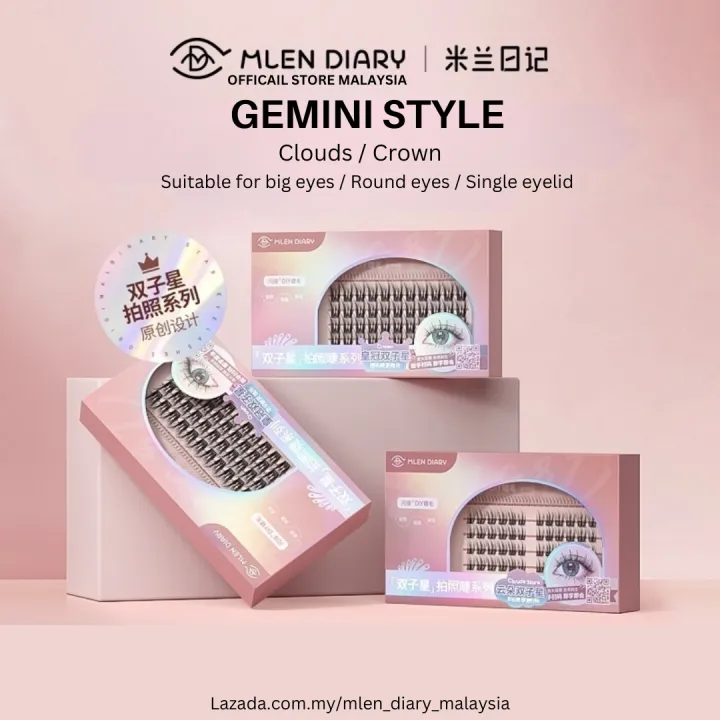 MLEN DIARY Flash-Connected Camera Eyelash Self-Grafting False Eyelashes ...