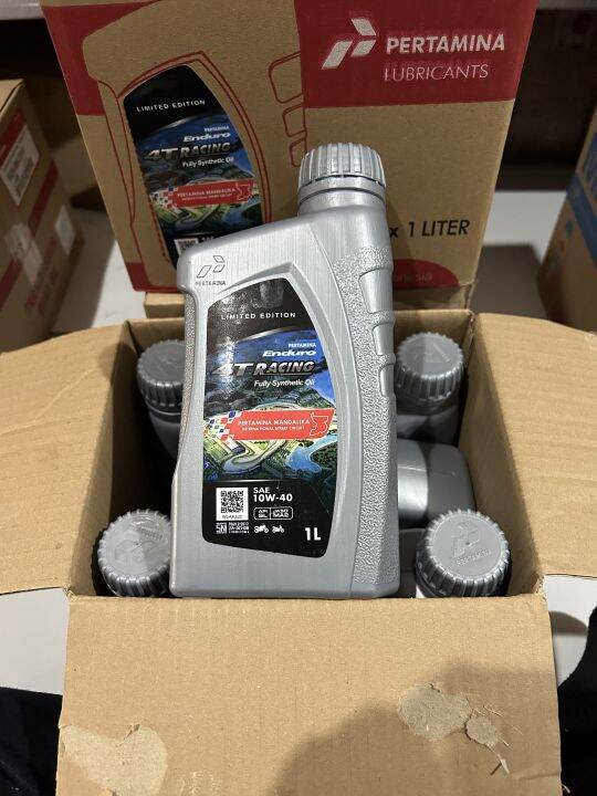 Oli Pertamina Enduro Racing 4T 1L 1 Dus isi 6 Botol Enduro Racing ...