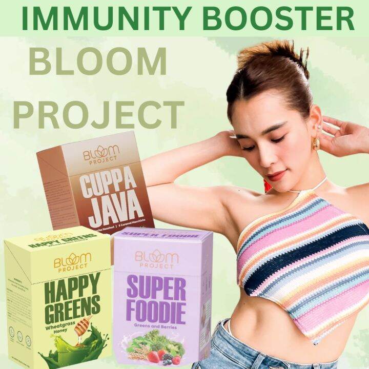 【READY STOCK】 ♬The Bloom Project | Happy Greens | Super Foodie | Cuppa Java | Lazada PH