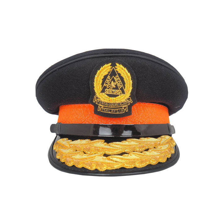 (PRE-ORDER) Outpost Peak Cap Double Oakleaf Pegawai Kolonel & Pesuruhjaya Angkatan Pertahanan ...