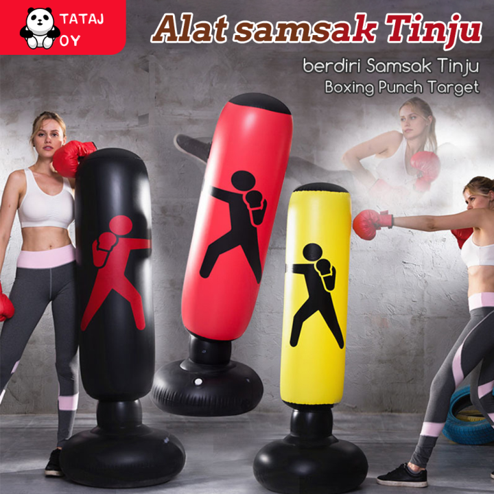 【New Stock】tatatoy Inflatable Alat samsak Tinju berdiri Samsak Tinju ...