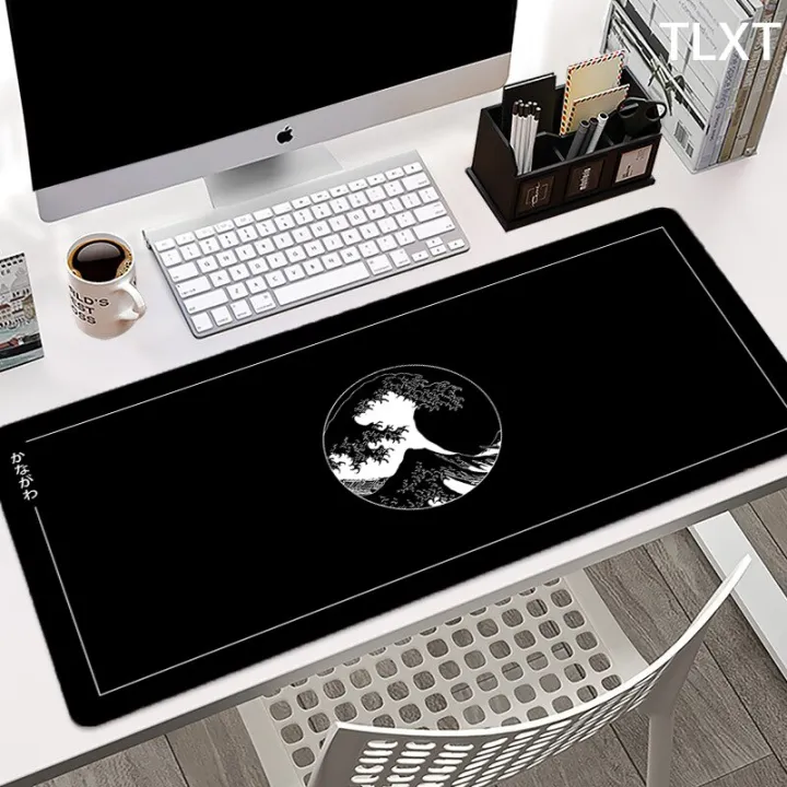 Japan Great Wave Mousepad XXL Gaming Accessories Mouse Pad Computer ...