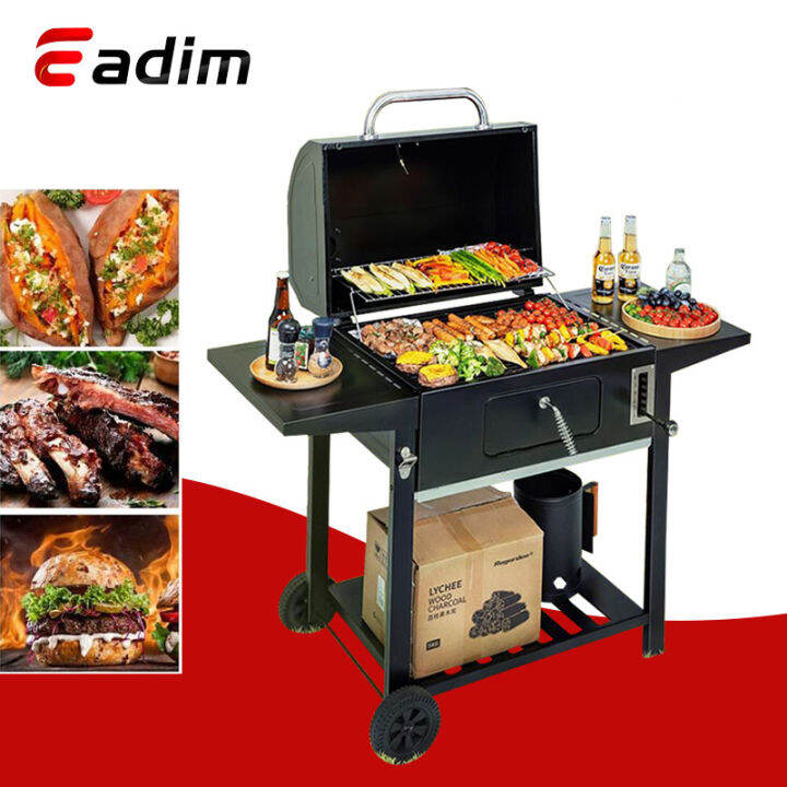 【Ready Stock】 BBQ Grill Charcoal Stove BBQ Griller Outdoor 8 - 10 ...