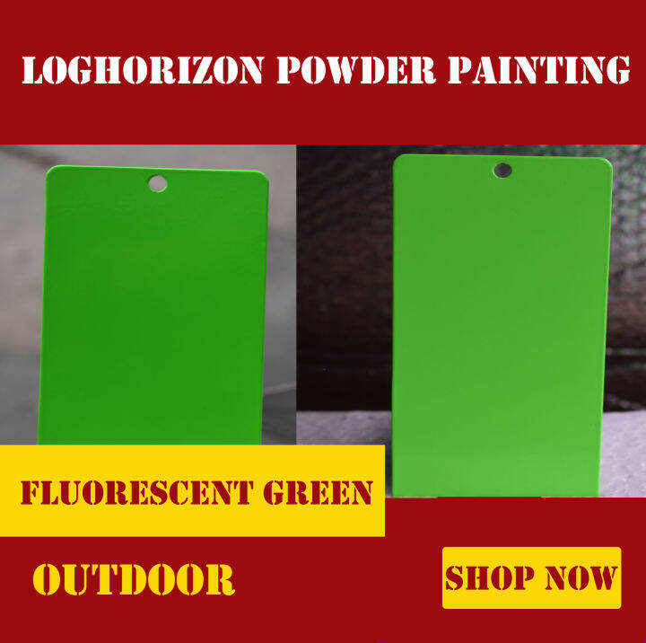Powder Coating Powder - 1kg Fluorescent Green - SPECIAL POWDER (LIMITED ...