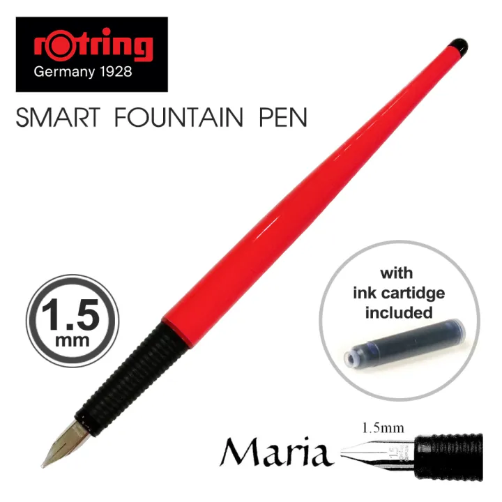 Rotring Smart Fountain Pen - 1.5mm (Red) | Lazada PH