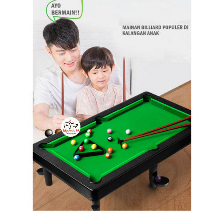 Deluxe Snooker Pool Table Set-MEJA BILLIARD MINI | Lazada Indonesia