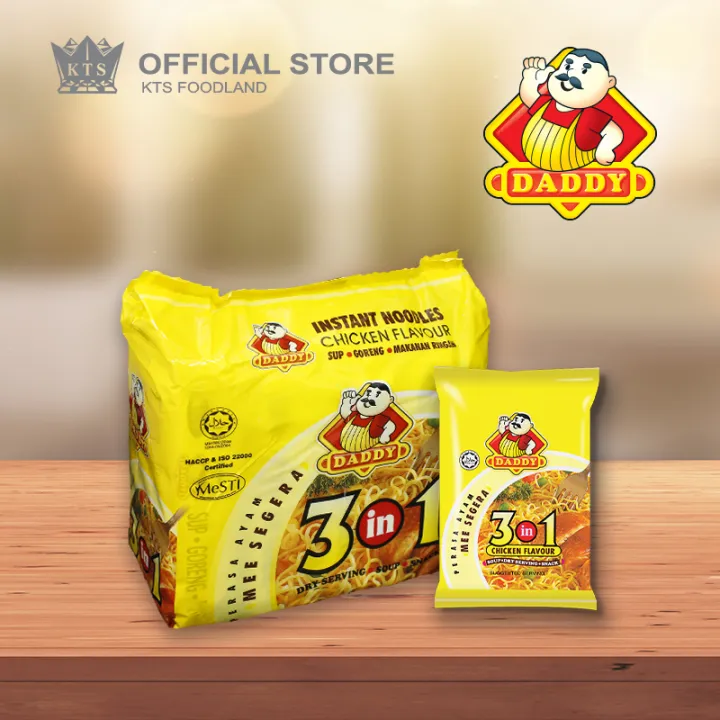 KTS Foodland Mee Daddy Chicken 3 in 1 (5 pieces x 80 Gram/pc) | Lazada