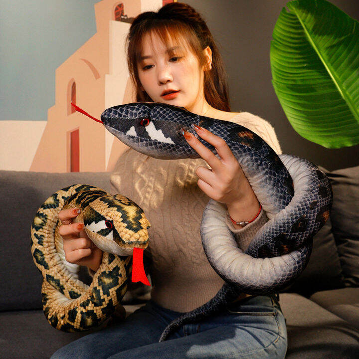 Python Plush Toy Soft PP Cotton Filling Simulated Snake Skin Funny ... Python Plush Toy Soft PP Cotton Filling Simulated Snake Skin Funny ...