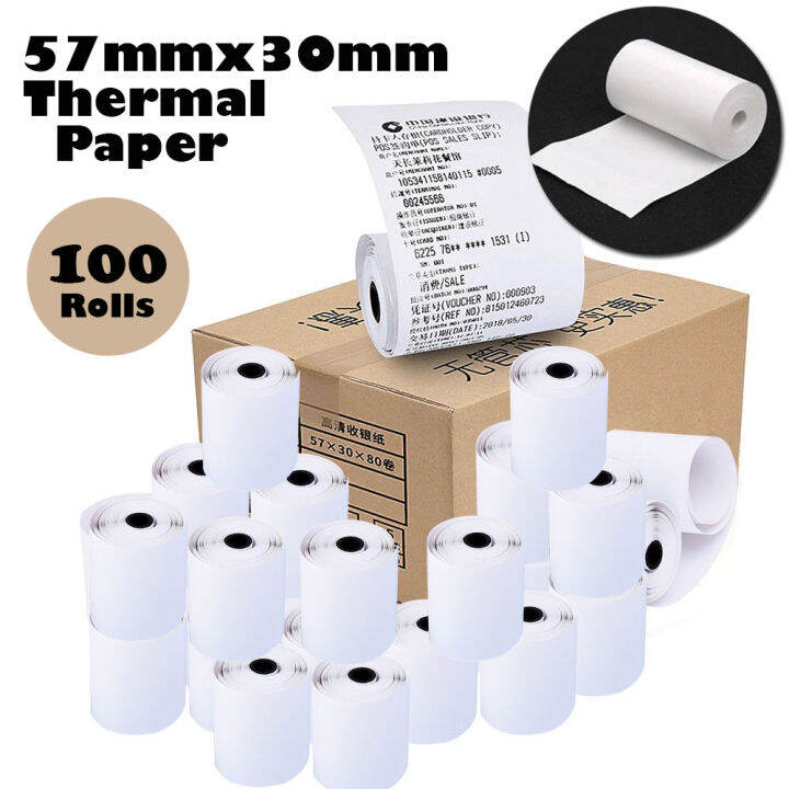 Thermal Receipt Paper Roll Suitable For Portable Bluetooth Thermal ...