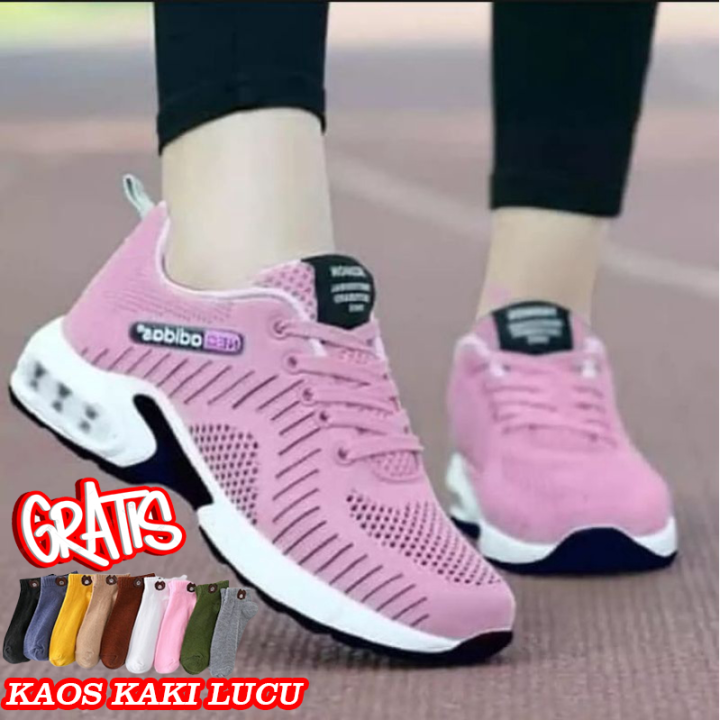 Sepatu Senam Cewek Model Terbaru 2022-Sepatu Sneakers Sport Wanita ...