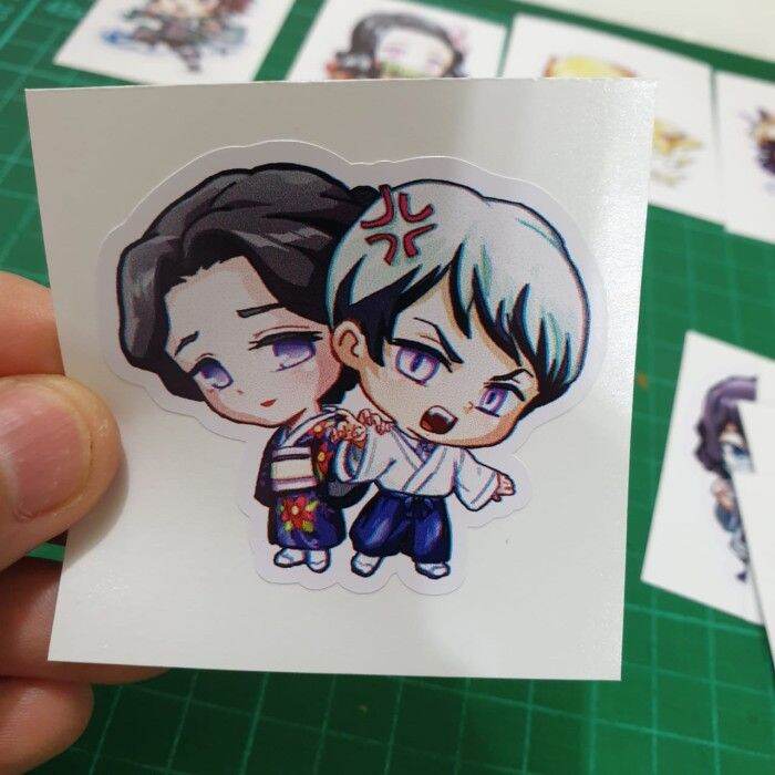 Sticker Anime Demon Slayer Set - Tamayo & Yushiro | Lazada Indonesia